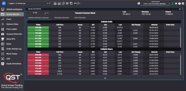 QST Web – Quick Suite Trading